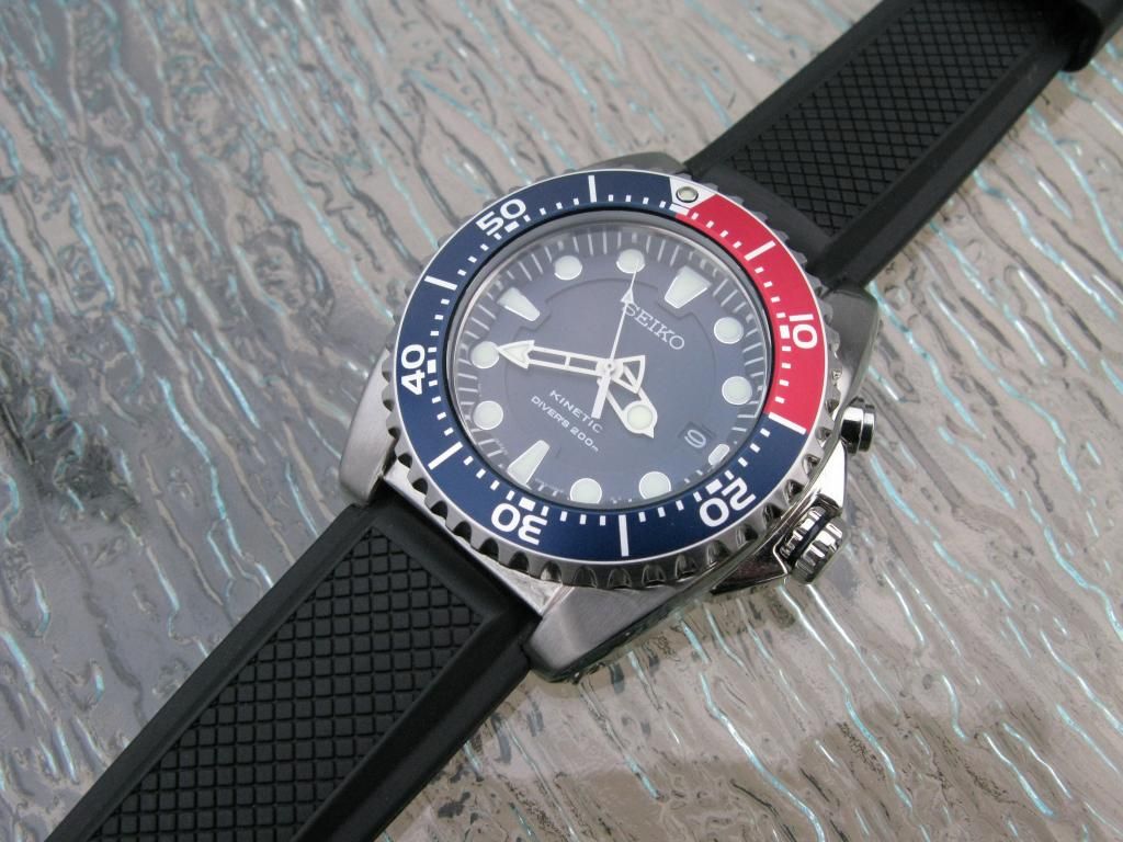SOLD : Seiko Kinetic Pepsi diver SKA369 $ 135 shipped (reduced price ...