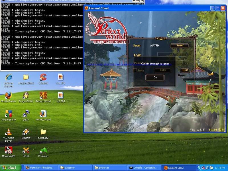 [Guide] Perfect World Server 1.3.6 on Colinux Tutorial (with pictures) | Page 17 | RaGEZONE ...