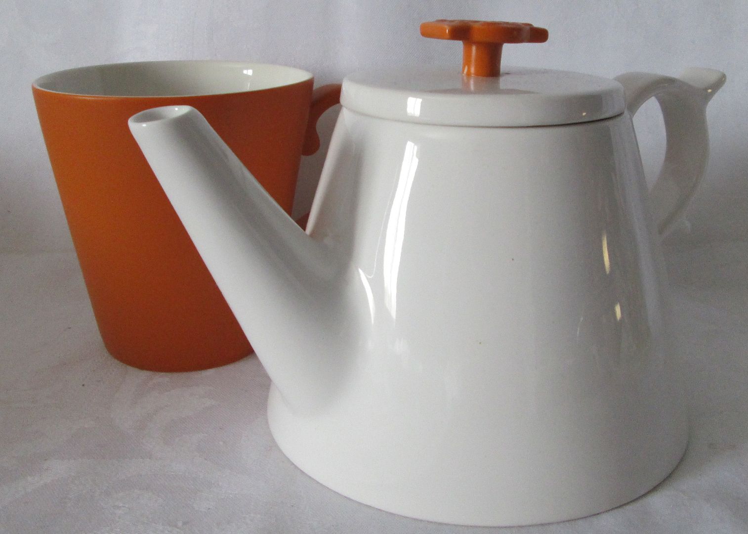 Starbucks~tazo Rococo White Tea Pot And Matching Teacoffee Mug~new Ebay