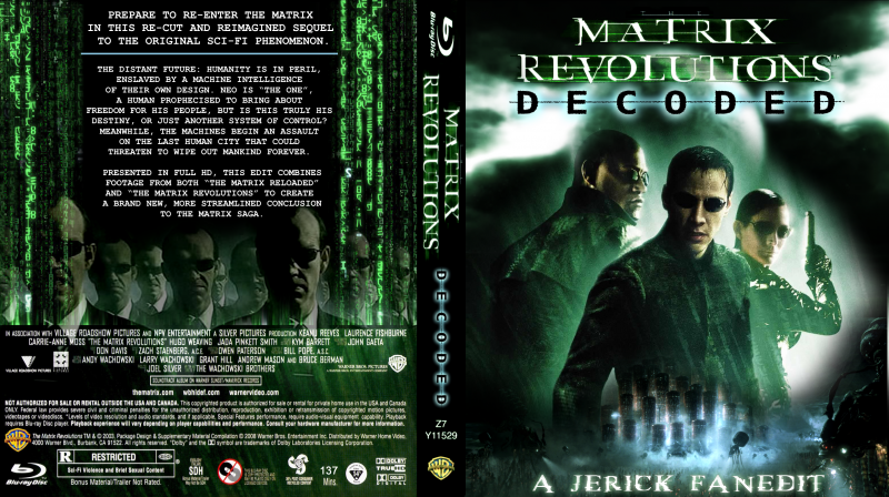The Matrix Revolutions Decoded Version 2 NOW AVAILABLE | Page 2 | Fanedit.org Forums