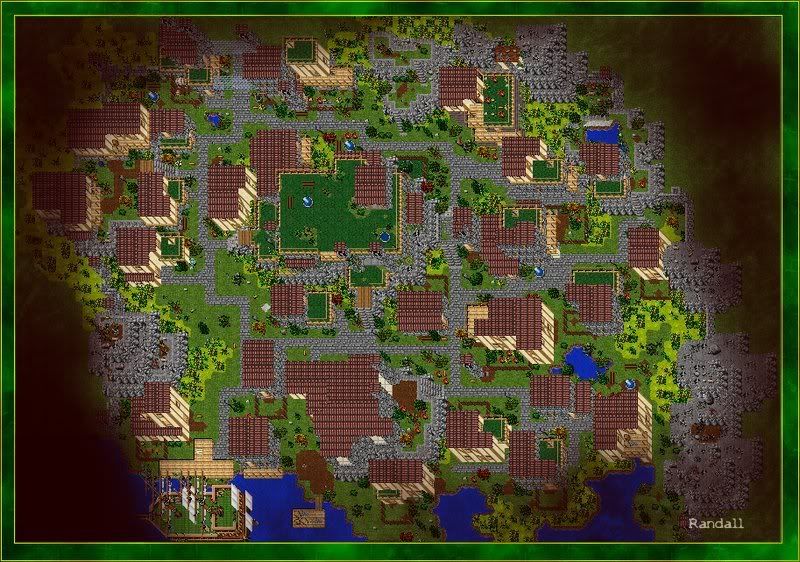 a town for the custom map | OTLand