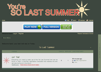 RPG Directory -> So Last Summer