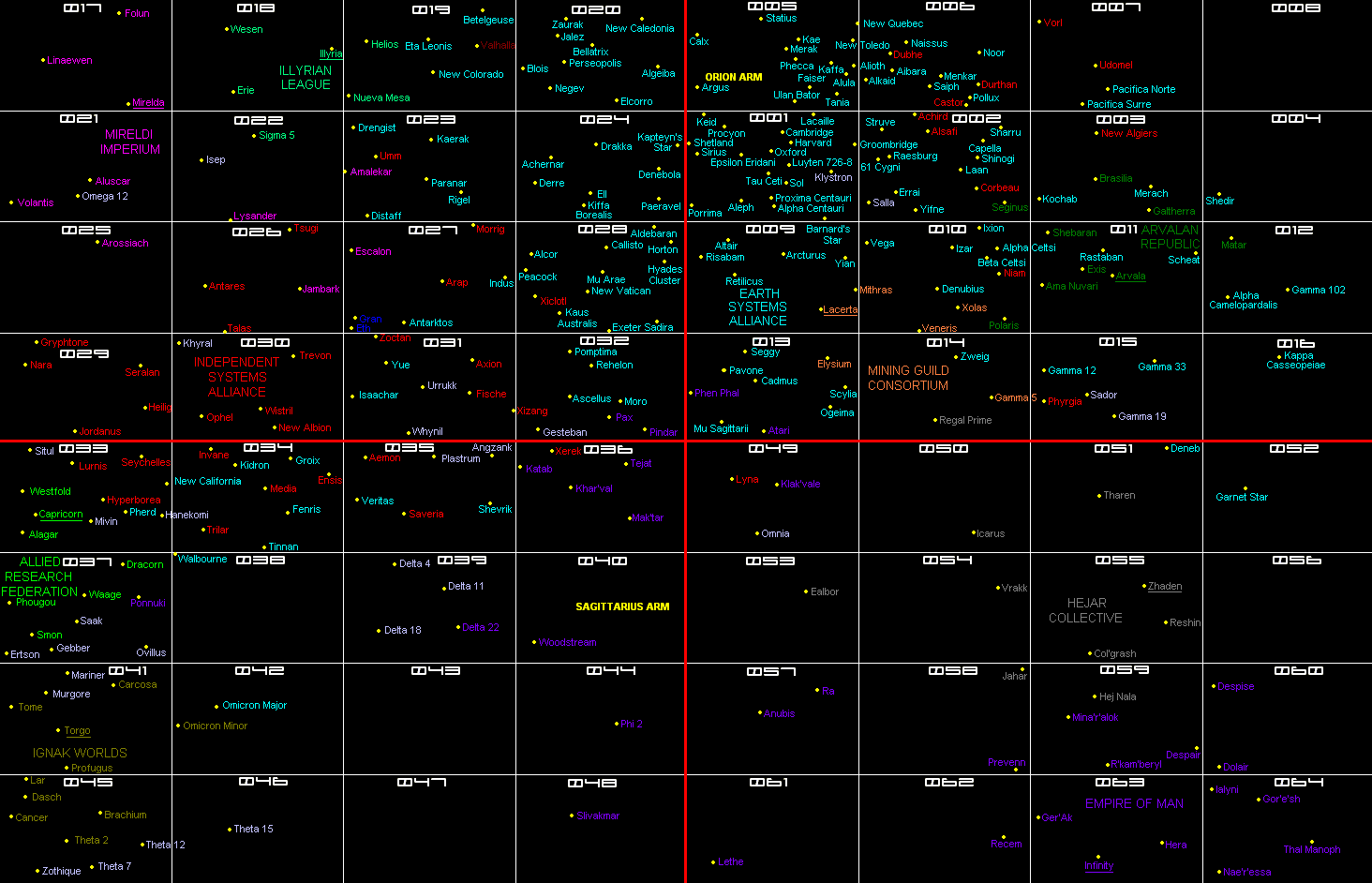 2d Star Map Generation Algorithm - Map