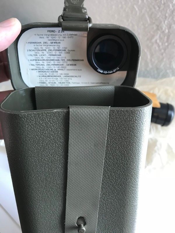 WTS: Hensoldt FERO 4x24 STANAG Scope w/HK Claw Mount and illuminater unissued, MINT | HKPRO Forums