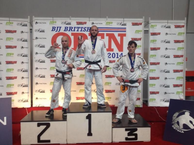 I became British Open Champion today (black belt masters)... this is how you pose on a podium ...