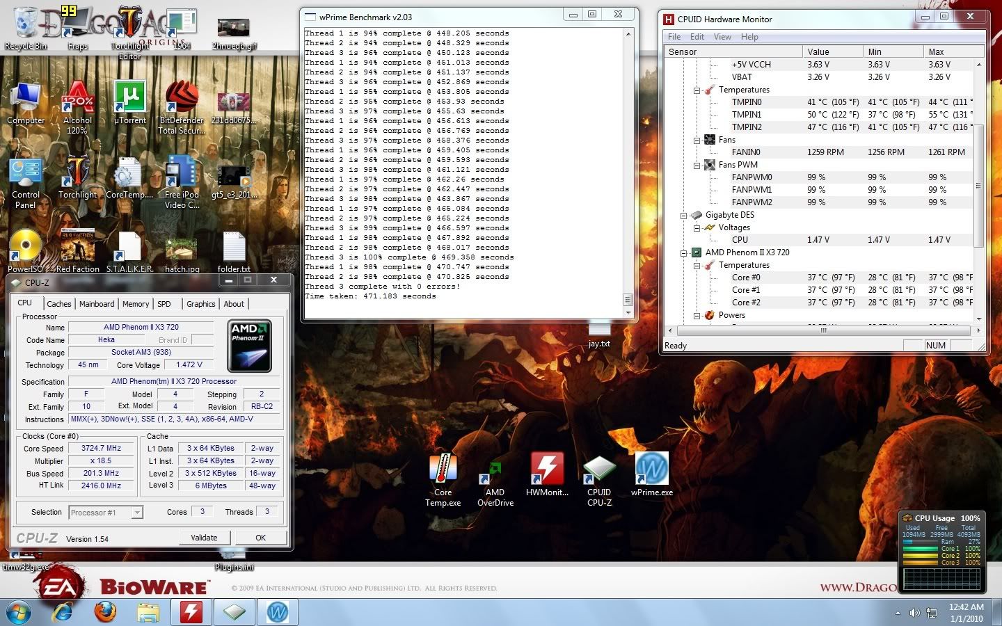 Phenom II X3 720BE @ 3,8ghz not stable. Gentlemens, I need help. | Overclock.net