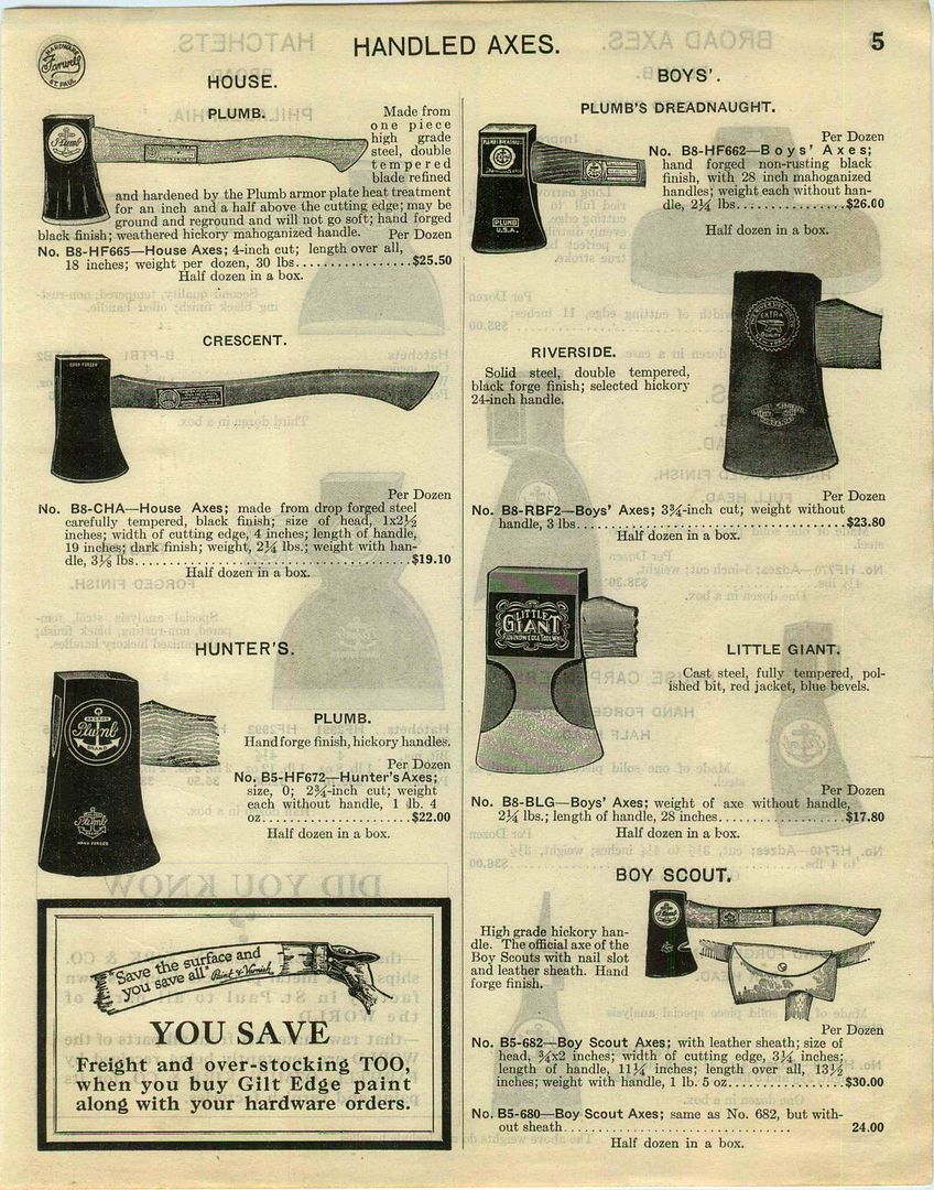 Rare !!!Plumb axe help dating and other information | Page 5 | BladeForums.com