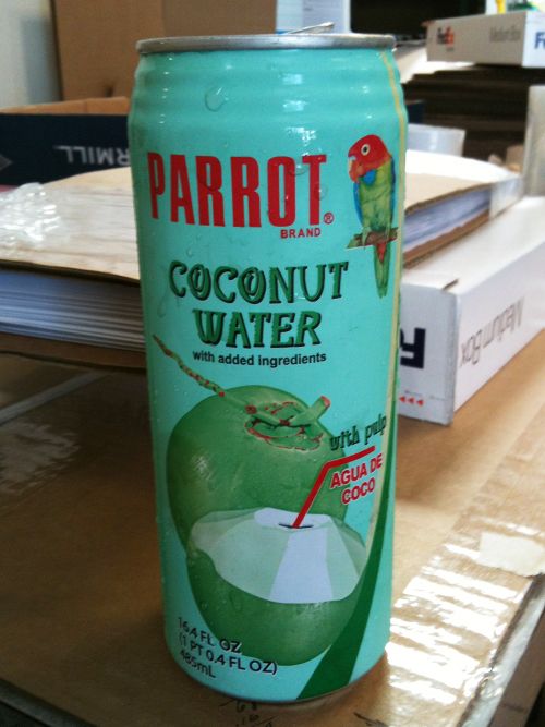 Parrot Coconut Water Odd Foods Blog