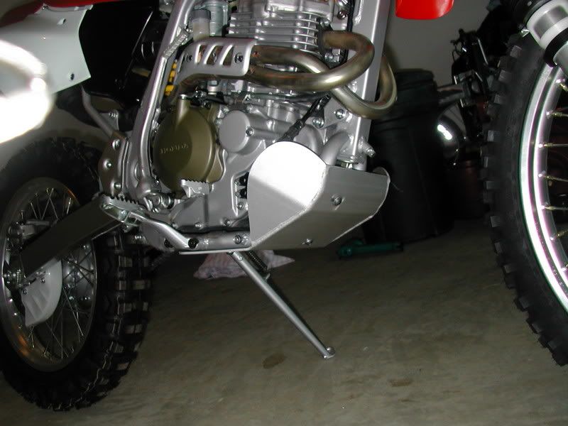 Skid plate and Trail Tech billet pics - XR250R & XR400R - ThumperTalk