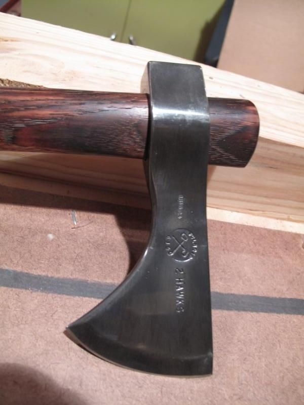 Two Hawks Woodsman with leather | BladeForums.com