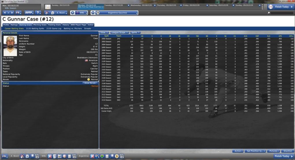Favorite OOTP Fictional Players - OOTP Developments Forums