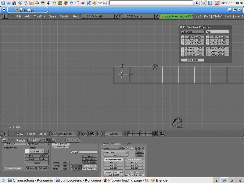 Array Modifier Along Curves Using Object Offset Modeling Blender