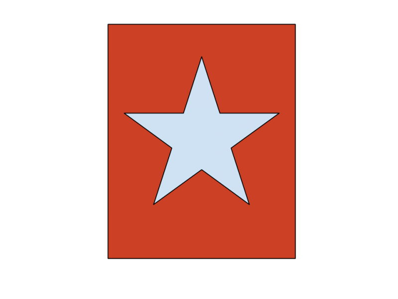 Ios How To Cut Star Shaped Portion From Uiview Stack Overflow