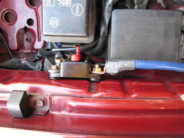 Finished my battery relocation with cutoff switch and fuel pump rewire (PICS) | Supra Forums