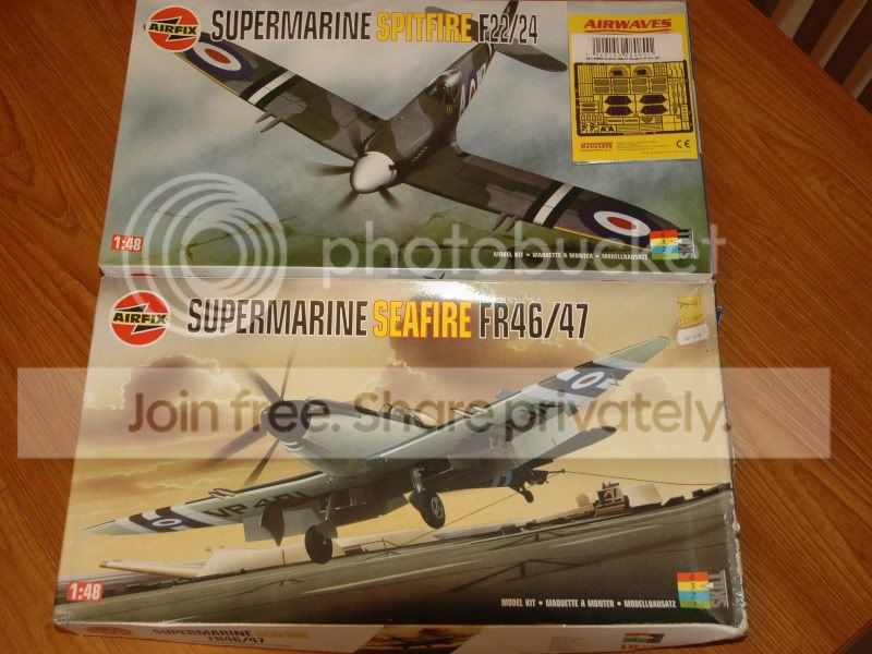 Airfix 1/48 Spitfire/Seafire double build - Work in Progress - Aircraft ...