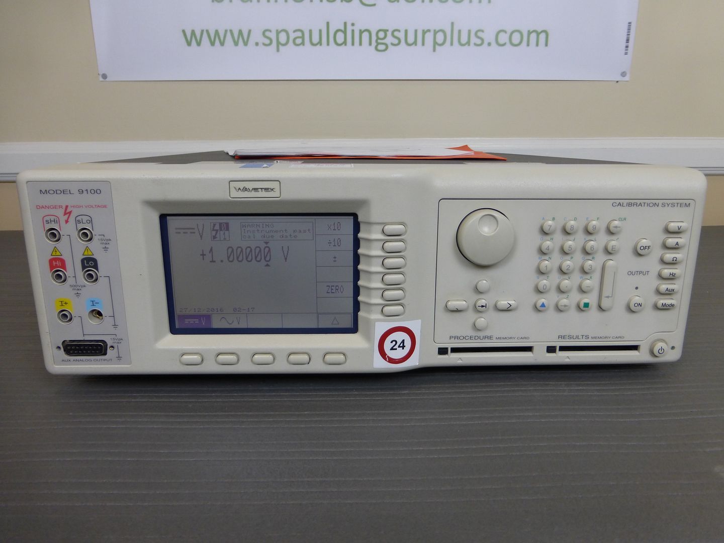 Fluke / Wavetek 9100 Multifunction Calibrator with Options 100/135/600 ...