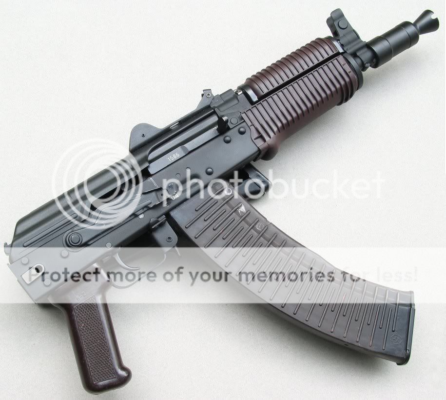 Arsenal/K-Var Plum Ribbed AKS-74U Handguard Pics | AK Rifles