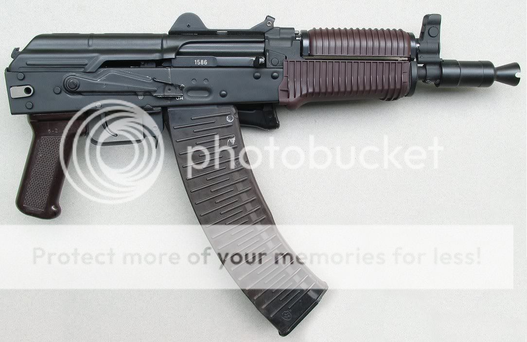 Arsenal/K-Var Plum Ribbed AKS-74U Handguard Pics | AK Rifles