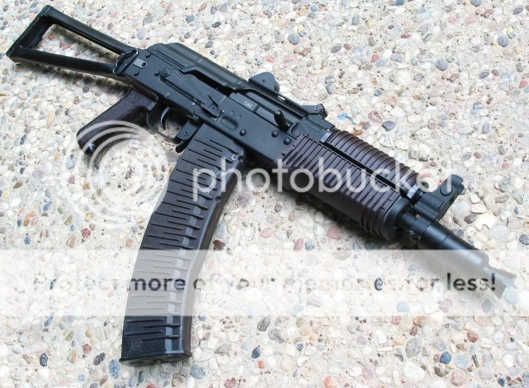 Arsenal/K-Var Plum Ribbed AKS-74U Handguard Pics | AK Rifles