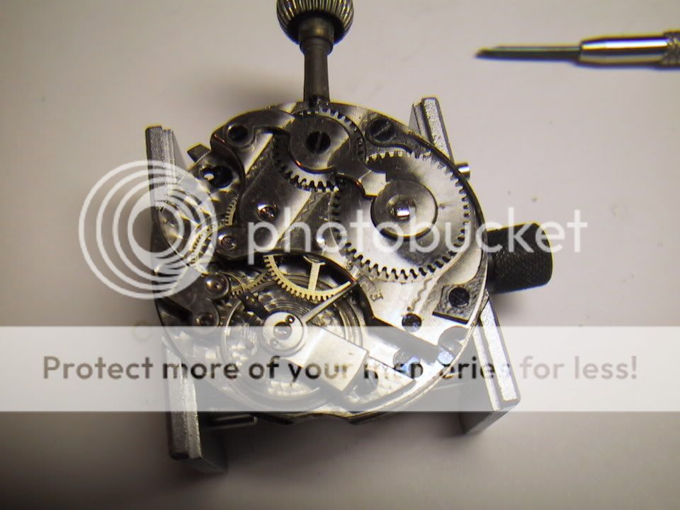TimeZone : Watchmaking & Repair Archive » Removing solid cannon pinion ...