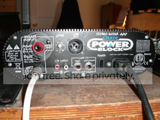 Interesting guitar amp...Crate Powerblock | Audiokarma Home Audio ...