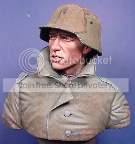 WWI Bust Finished! | planetFigure | Miniatures