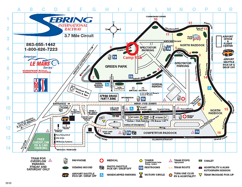 OFFICIAL ALMS 12 Hours of SEBRING 2012 Roll Call - Come join CAMP RICK ...