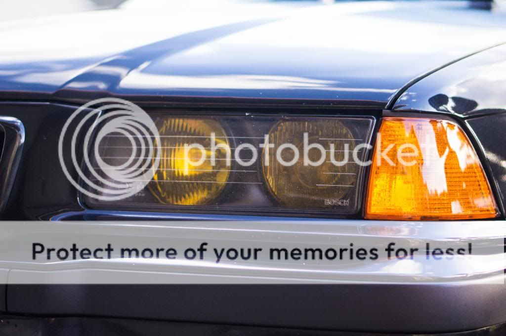 E36 FS: E36 Bosch French Yellow headlights with HIDs