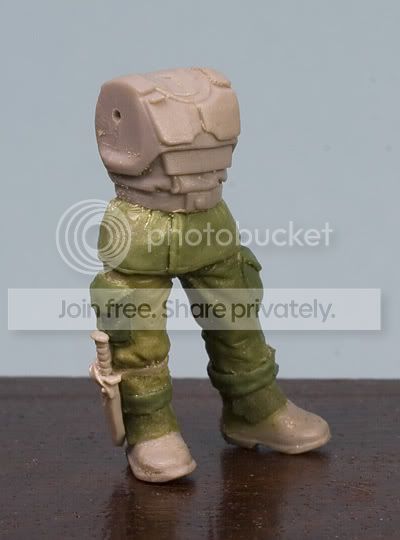 40K Guardsman..........sculpt/conversion WIP | CoolMiniOrNot