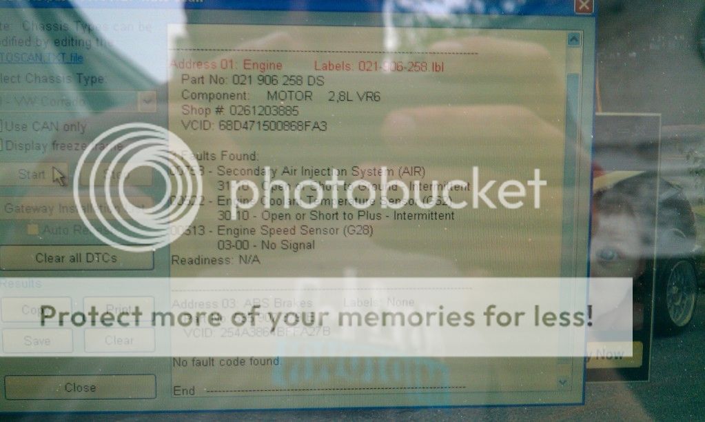 Corrado Fault codes... Water temp and Engine Speed Sensor, look please ...