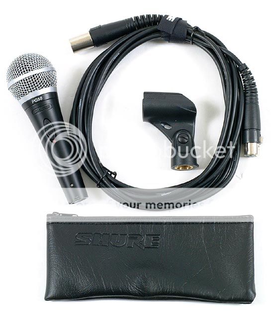 Shure PG58 microphone package | The Road Less Travelled