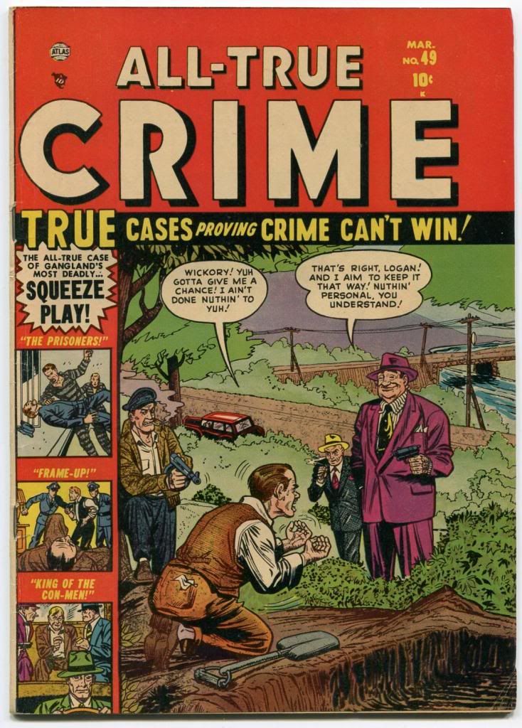 Pre-Code Atlas Crime Comics - Golden/Silver/Bronze Age Only - CGC Comic ...