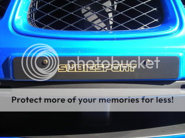 Front License Plate Delete - NASIOC