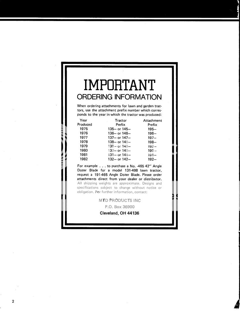 Mtd 149-860 | My Tractor Forum