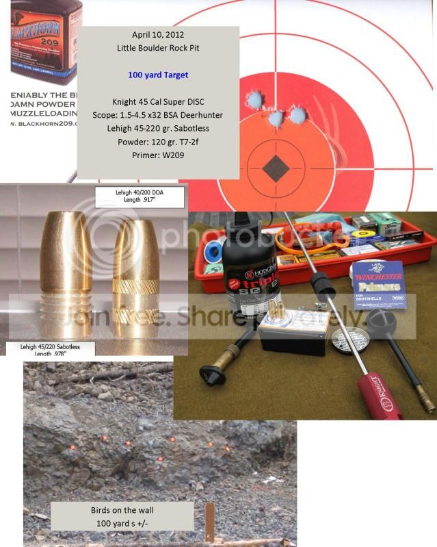 knight original disc 45 cal | Modern Muzzleloader Muzzleloading Forum