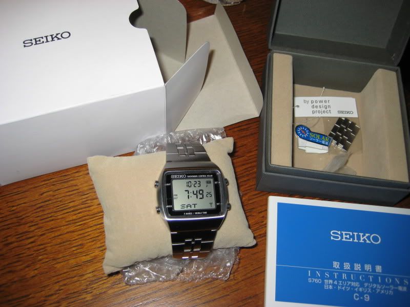 FS: Seiko SBPG001 Spirit / Power Design Project Digital -- like new ...