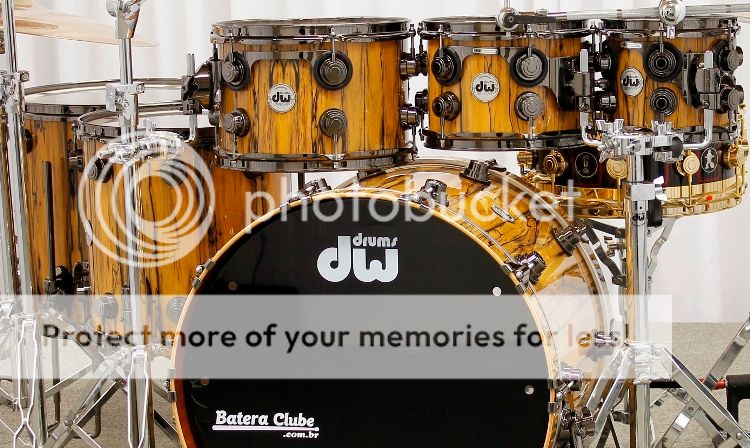 Bateria DW Collectors Exotic Series Ebony Ivory 22",8",10",12",14",16 ...