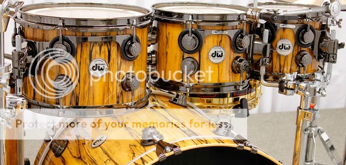 Bateria DW Collectors Exotic Series Ebony Ivory 22",8",10",12",14",16 ...