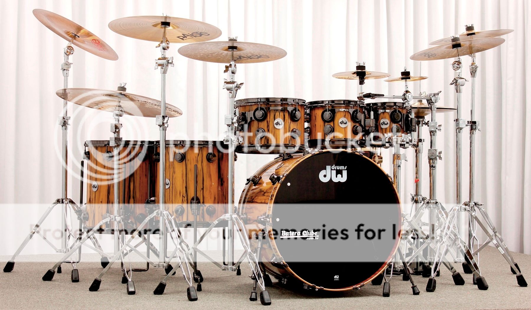 Bateria DW Collectors Exotic Series Ebony Ivory 22",8",10",12",14",16 ...