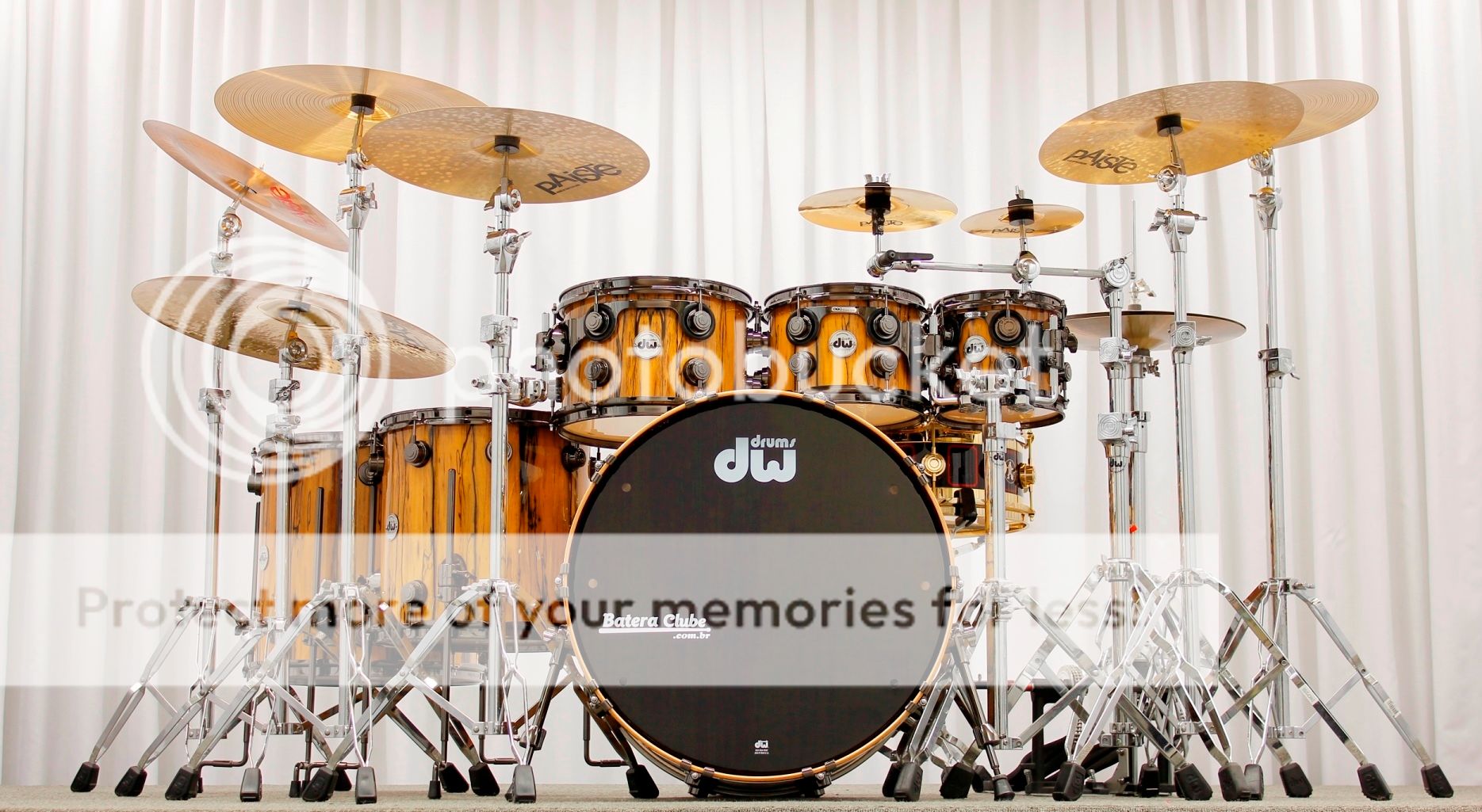 Bateria DW Collectors Exotic Series Ebony Ivory 22",8",10",12",14",16 ...