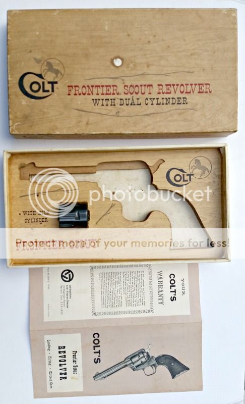 Sold-Colt Frontier Scout Box, .22 LR Cylinder and Instructions | Smith ...