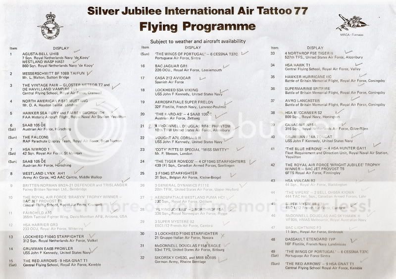 Airshow line-ups! - Page 3 - UK Airshow Review Forums