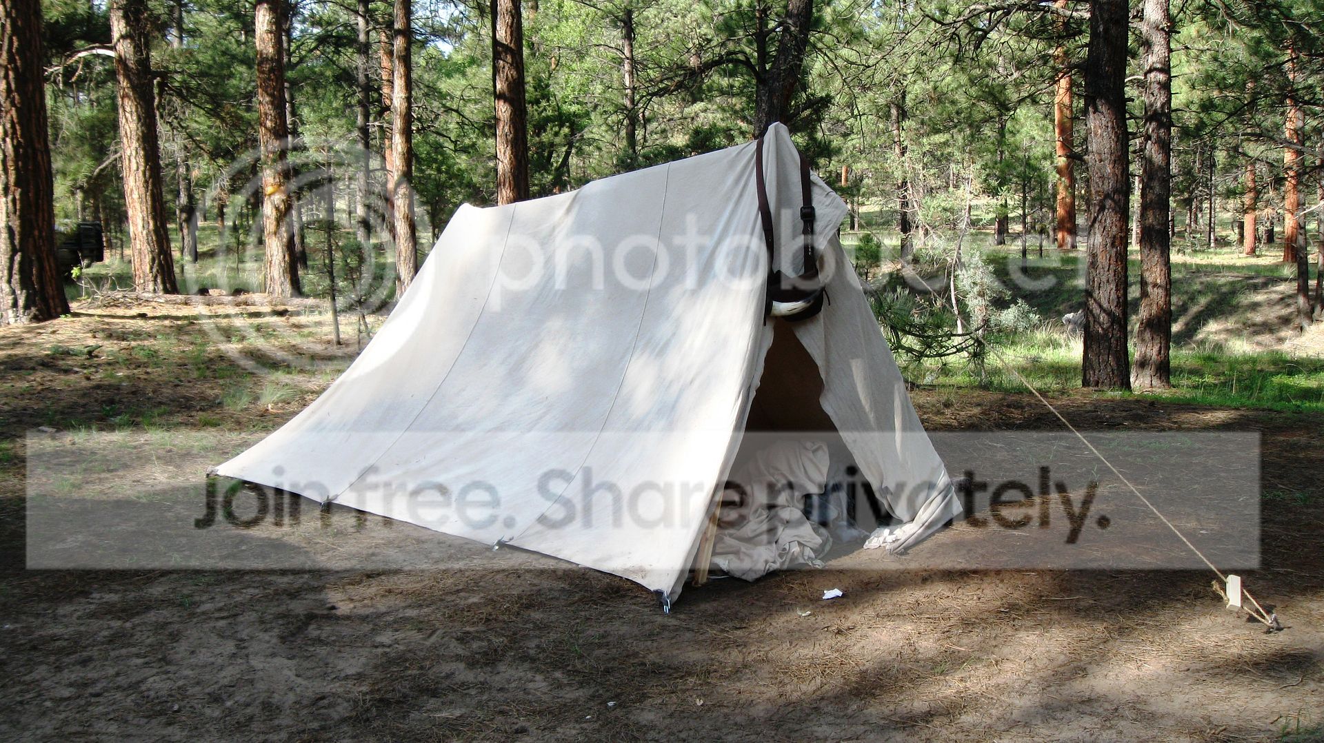 Sherwin-Williams tarp in action. | The Muzzleloading Forum