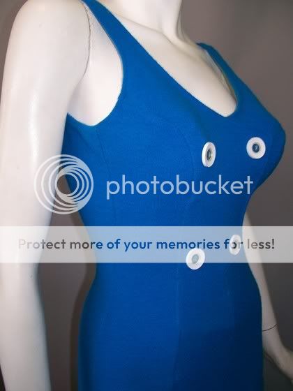 Dorothea's Closet Vintage swimsuit 60s bathing suit nautical blue Gidget