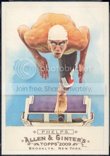 Card of the Day: Michael Phelps 2009 Topps Allen & Ginter’s #276 ...