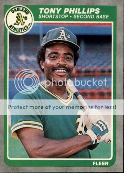 Card of the Day: Tony Phillips 1985 Fleer #433 | Sports Card Info