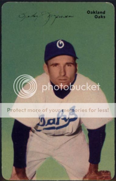 Card of the Day: Spider Jorgensen 1953 Mother’s Cookies Pacific Coast ...