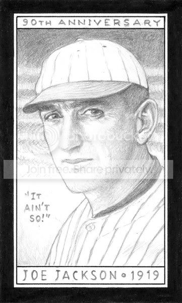 “Shoeless” Joe Gets Sketched | Sports Card Info