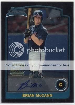 Card of the Day: Brian McCann 2003 Bowman Chrome Auto | Sports Card Info