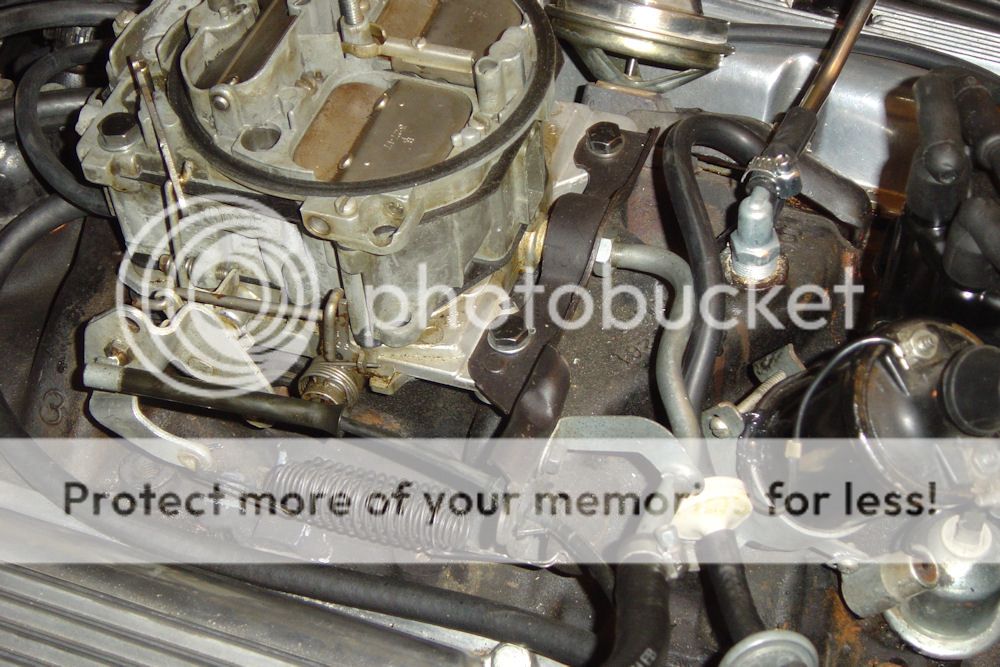 Fabricated new throttle cable bracket for Quadrajet - CorvetteForum ...